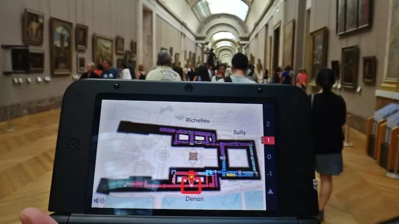 Meriv çawa li Louvre-yê bi Nintendo 3DS-ê re hişt ku ez paşeroja lîstik, huner û rastiya virtual ji nû ve bifikirim 21652_2