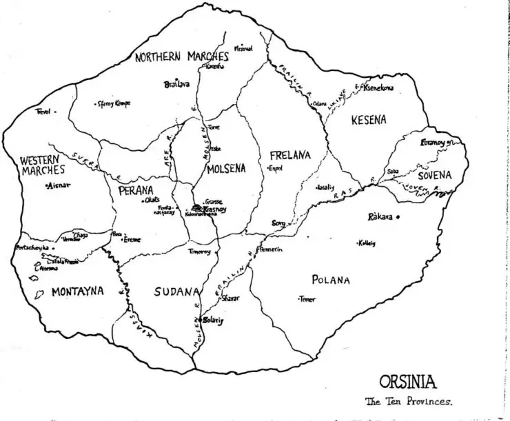 Orsinia: Le Guinova namišljena Evropa 21840_1