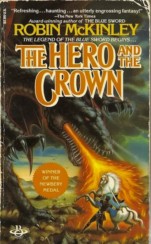 The Hero and the Crown book cover