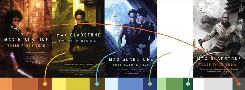 De omslag van elk Max Gladstone-boek heeft de omslag van het volgende voorspeld 22900_1