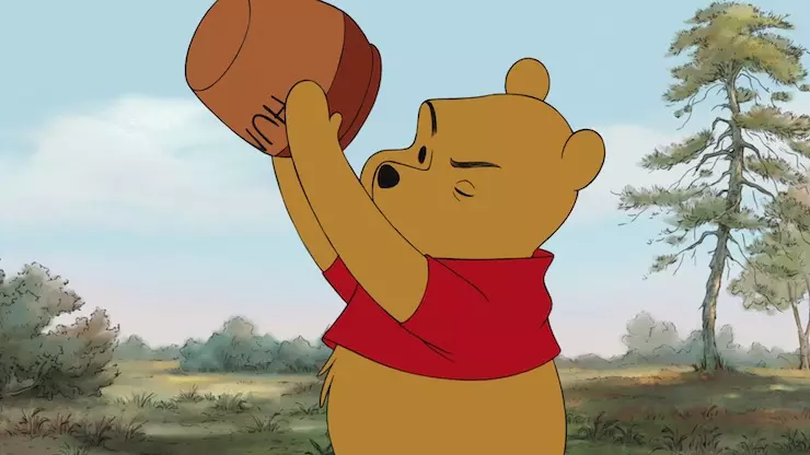 A caza de mel na franquía: Winnie the Pooh de Disney (2011)