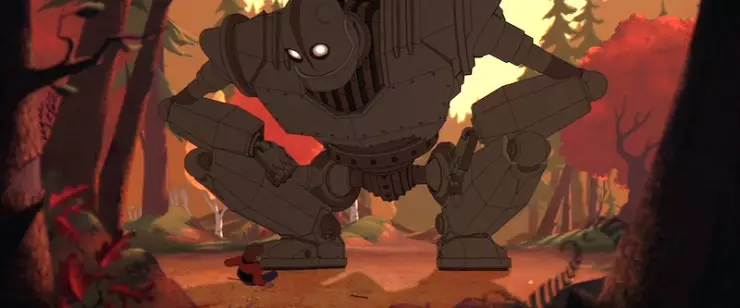 E leai sau filifiliga ae ia e tagi pe a matamata i le Iron Giant mo le taimi muamua 23634_1