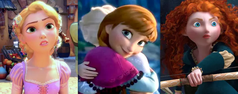 Tangled, Brave, and Frozen makken allegear deselde krityske flater