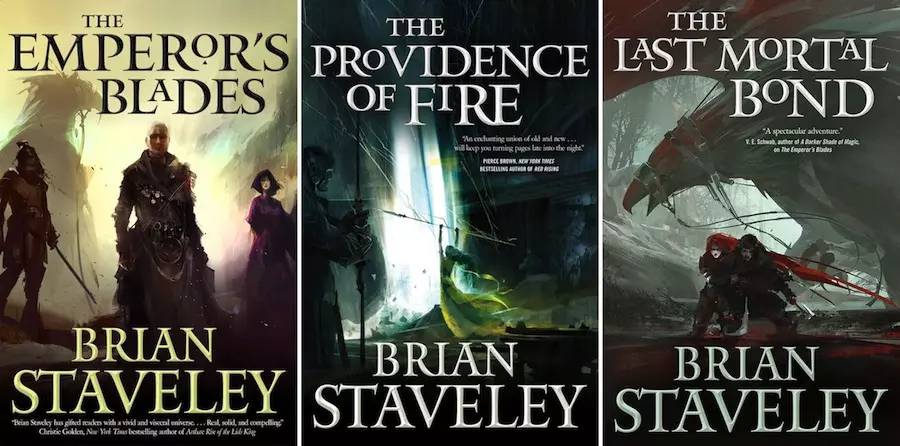 The Last Mortal Bond آهي ٽيون ڪتاب Brian Staveley’s Chronicle of the Unhewn Throne Series ۾! 23850_3