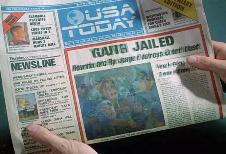 USA Today feiert Back to the Future Day Mat enger ikonescher Front Page! 24005_1