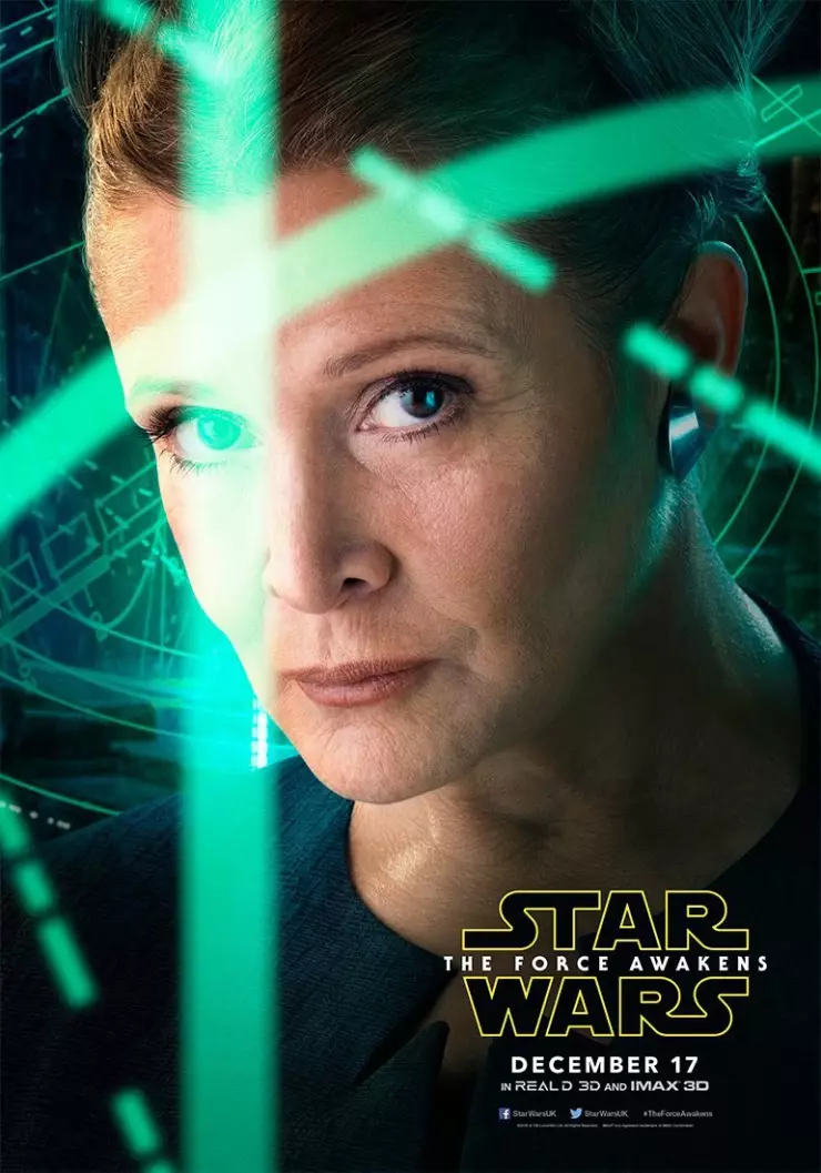 Awesome Star Wars: The Force Awakens Character Posters na-efu ụfọdụ onye 25553_3