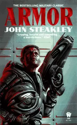 जॉन स्टीकली के सैन्य एसएफ उपन्यास कवच की स्टार्क वास्तविकताएं