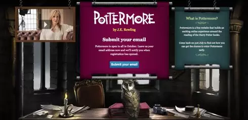 Pottermore được tiết lộ