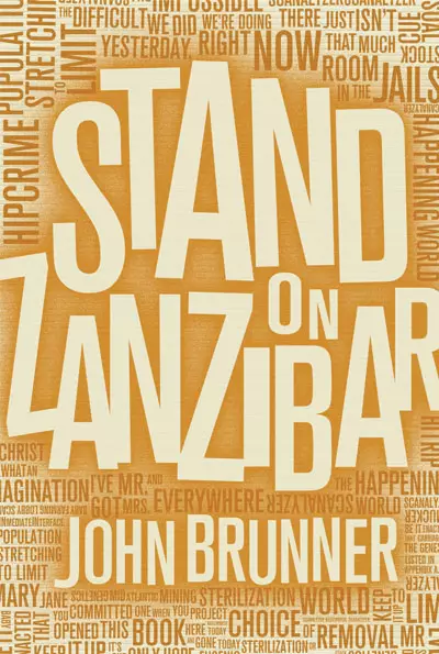 Ang Proseso ng Cover para sa Stand on Zanzibar ni John Brunner 37151_2