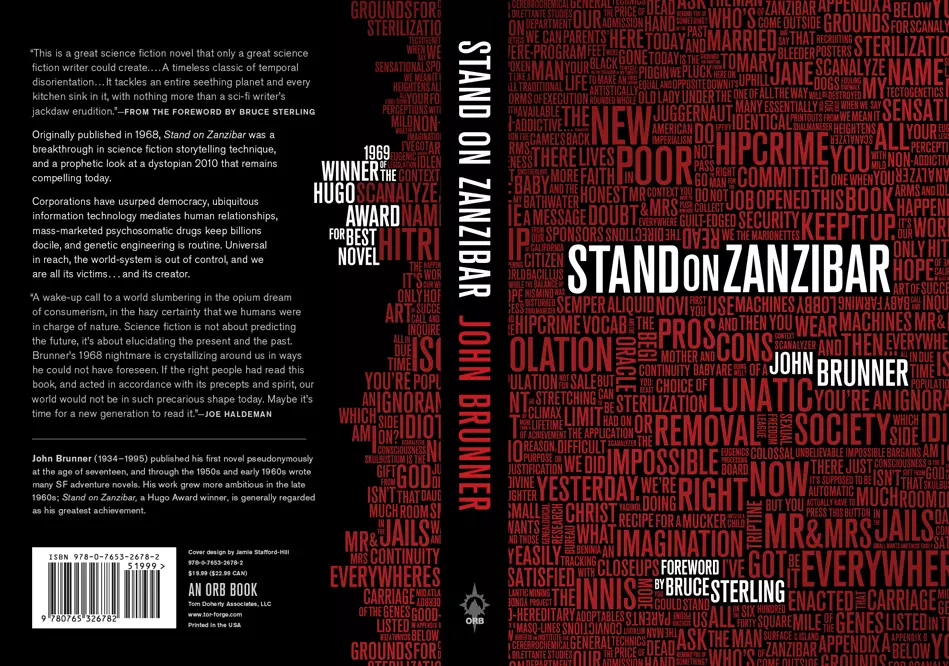 Stand on Zanzibar cover proces