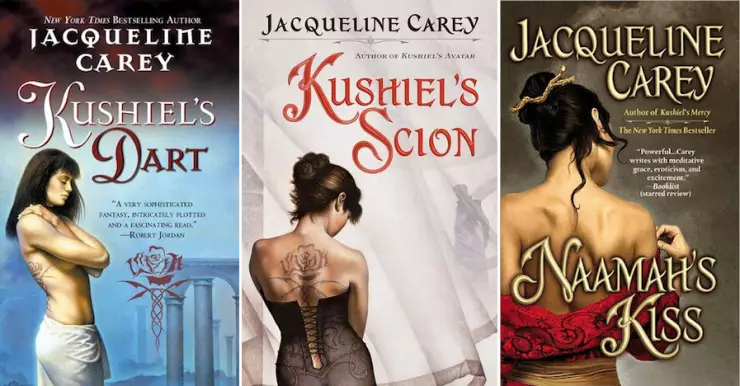 विस्तृत SFF मालिका 9+ पुस्तके Kushiel Jacqueline Carey