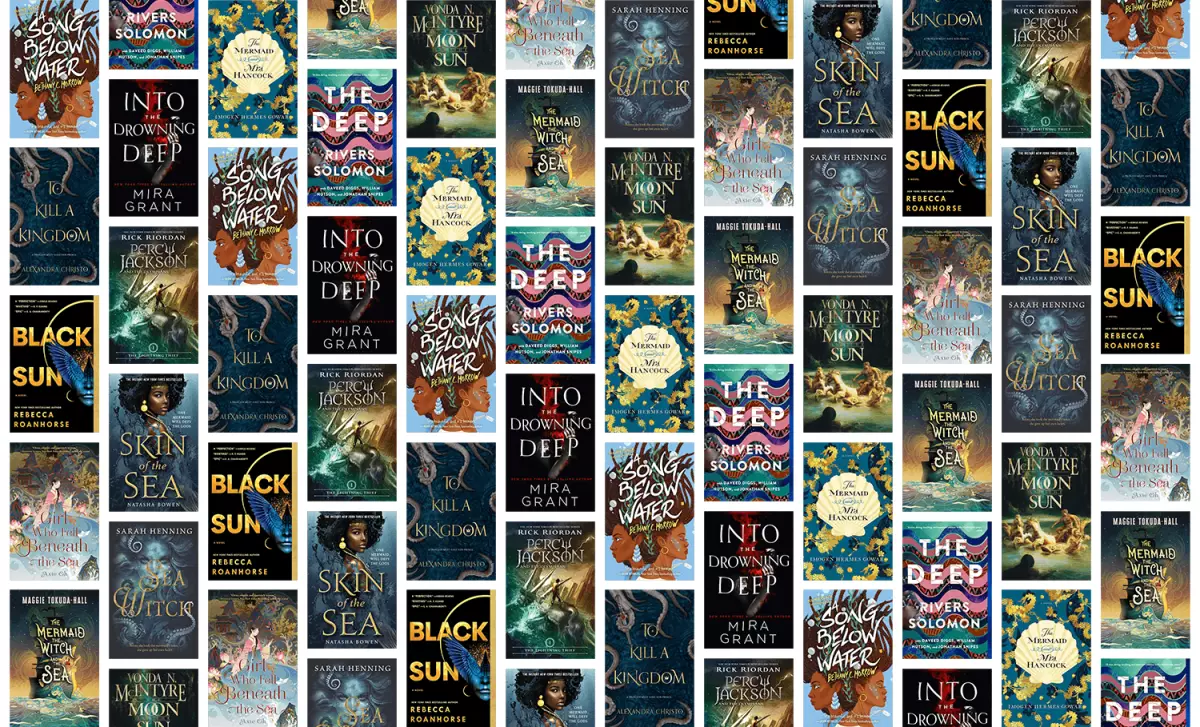 12 knjig o morskih deklicah, sirenah in morskih bogovih