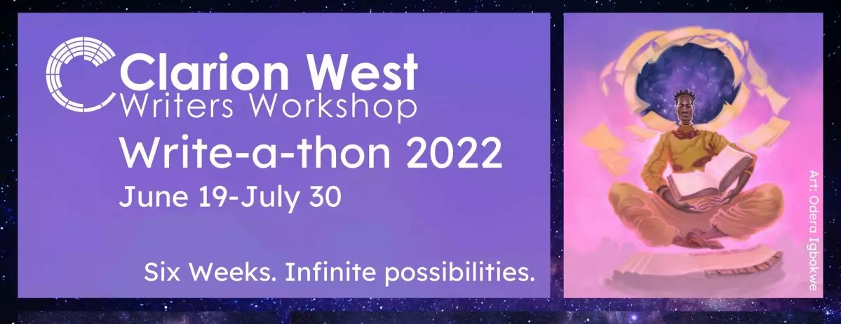 Tor.com ја спонзорира Flash Fiction работилницата за Clarion West Write-a-thon 2022 година!