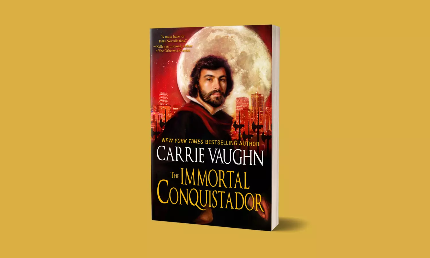 Suíonn na coilíneoirí i The Immortal Conquistador le Carrie Vaughn