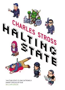 Halting State, สหราชอาณาจักร ปก