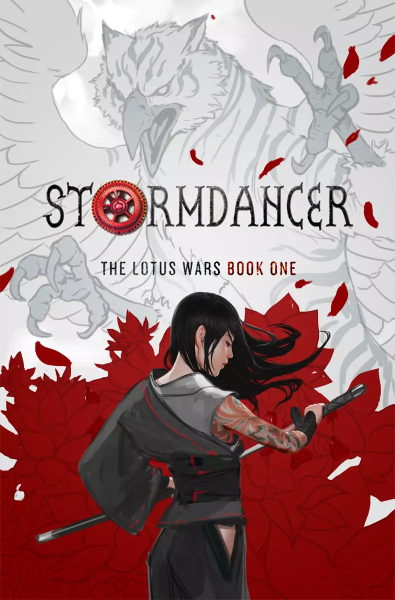 Revelada a capa do novo Steampunk Novel Stormdancer 44559_5