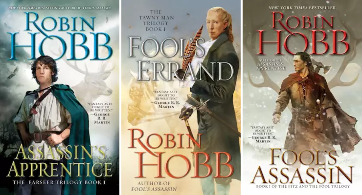 útwreide SFF-searje 9+ boeken Realm of the Elderlings Robin Hobb