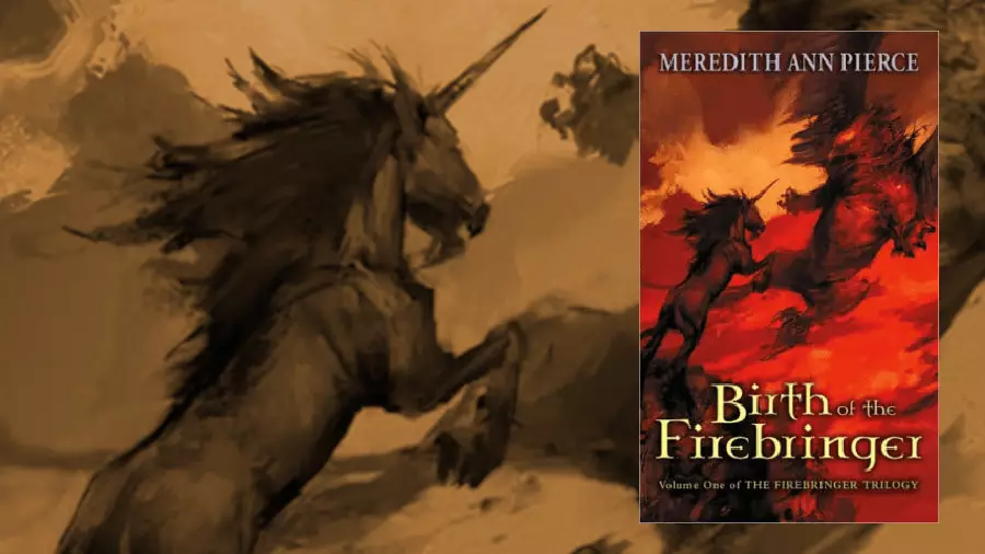 Magia dell'unicorno con basi realistiche: La nascita del portatore di fuoco di Meredith Ann Pierce