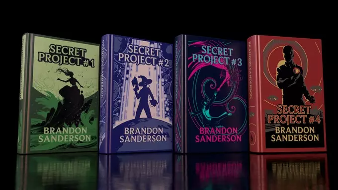 यहाँ ब्रान्डन स्यान्डरसनका चार किकस्टार्टर पुस्तकहरू के हुन्