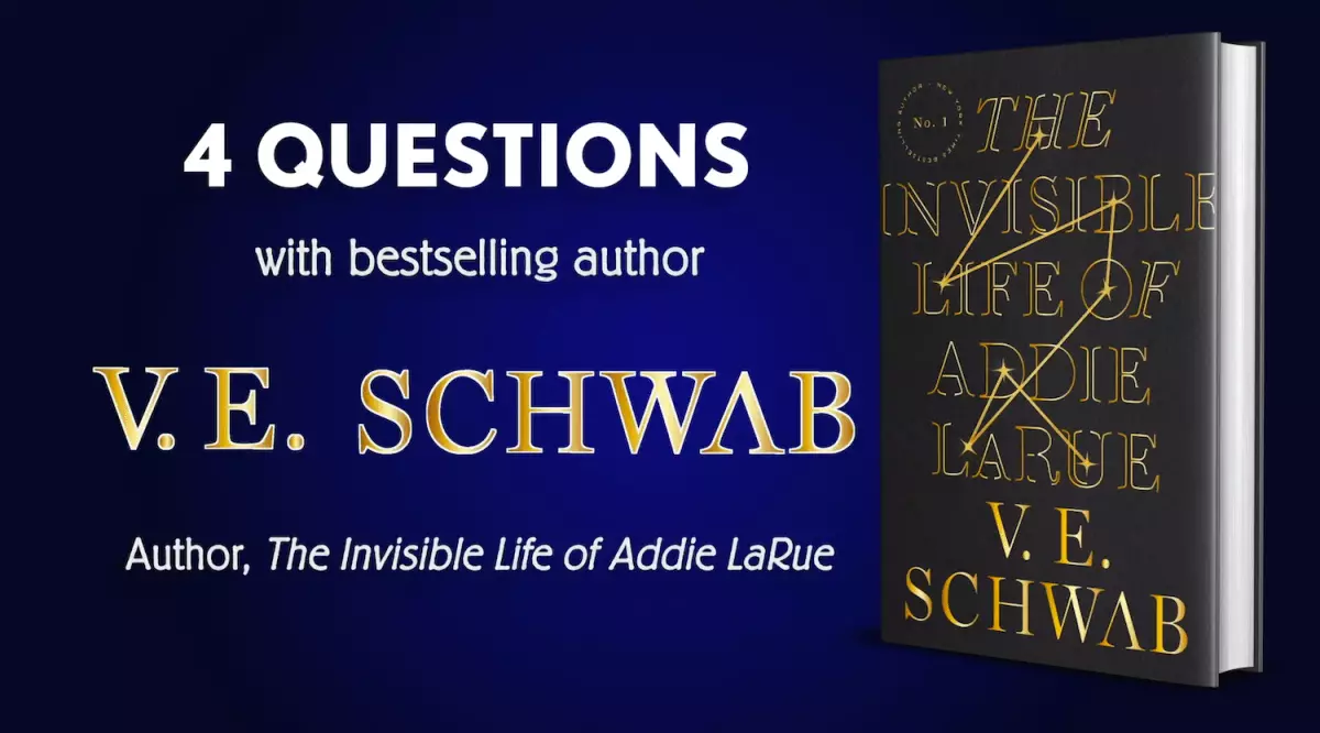 Fyra frågor med V.E. Schwab om sin nya roman The Invisible Life of Addie LaRue!
