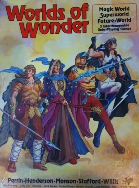 Worlds of Wonder de Steve Perrin mudou o jogo para RPGs