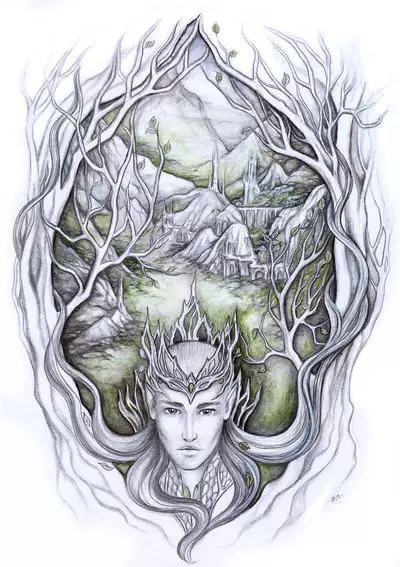 Topographic Beleriand မှပုံပြင်များ- Gondolin၊ Galadriel နှင့် Sirion ၏ဂိတ်များ 547_15