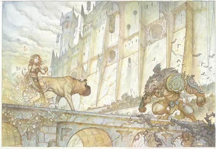 Artis Justin Gerard di Tolkien, Ilustrasi Zaman Keemasan, Buaya Mulia dan Sayap Balrog 5502_10
