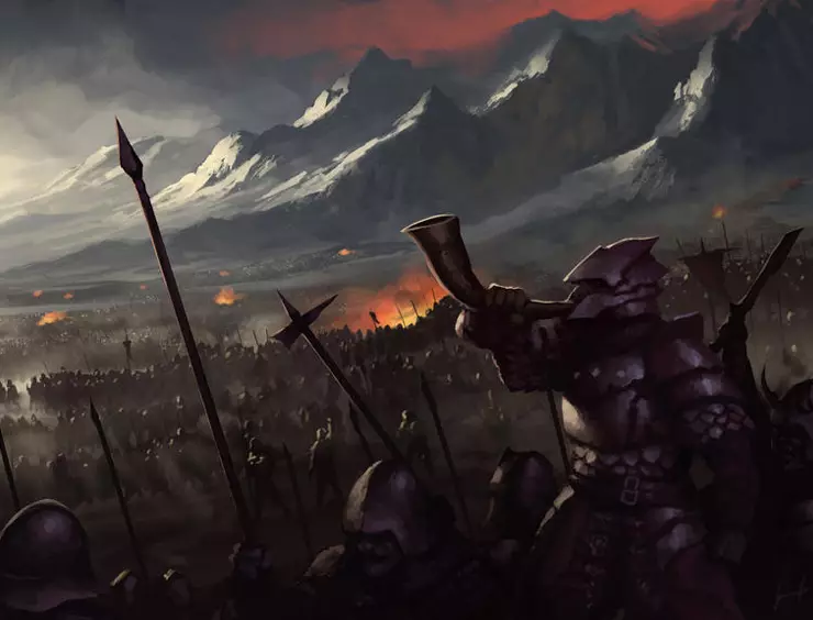 Tolkien se Orke: Die Din-horde van Morgoth