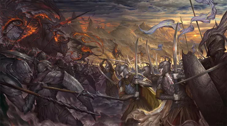 Morgoth er gjort ugyldigt i en altomfattende krig (of Wrath) 576_5