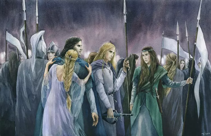 Fëanor Rage, Valinor'dan ayrıldı 593_2