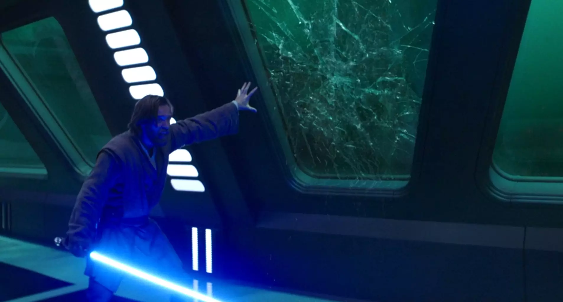 Obi-Wan Kenobi utfører en vågal redning i del IV