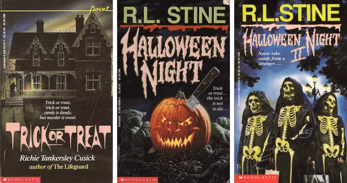 Triukai, skanėstai ir Helovino vakarėliai: Richie Tanskersley Cusick „Trick or Treat“ ir R. L. Stine'o Helovino nakties duetas