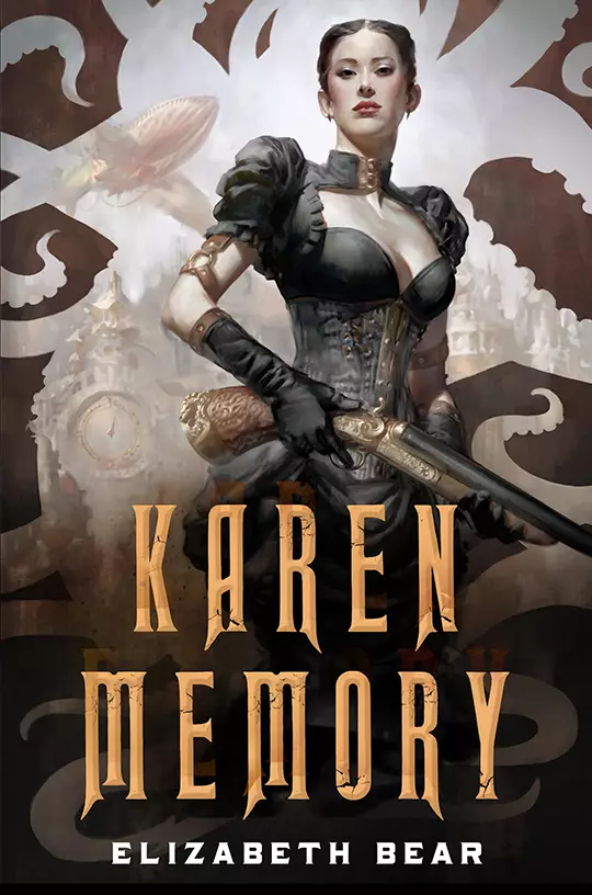 Revelación de portada para Karen Memory de Elizabeth Bear 66355_1