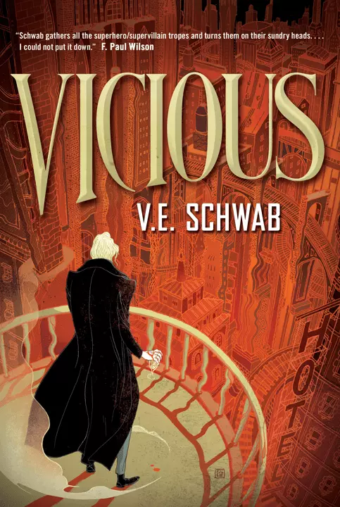 د V. E. Schwab's Vicious ته د پوښ انځور کول 69479_6