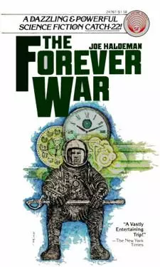 Relativite, sosyoloji, ak yon istwa renmen dous: Joe Haldeman's The Forever War