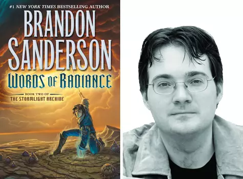 Oznamujeme Words of Radiance Prohlídka knihy Brandona Sandersona