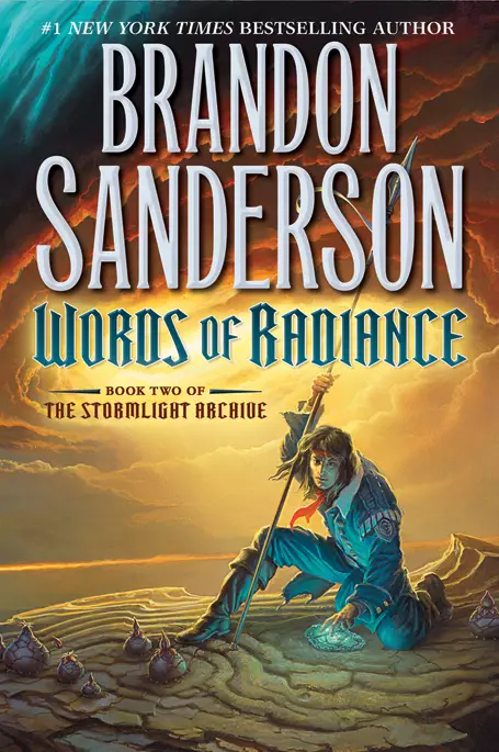 Cover Reveal vir Brandon Sanderson se Words of Radiance deur Michael Whelan