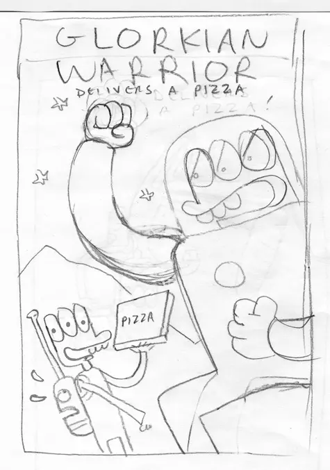 Így készítheti el a borítót a Glorkian Warrior Pizza-hoz 70042_6
