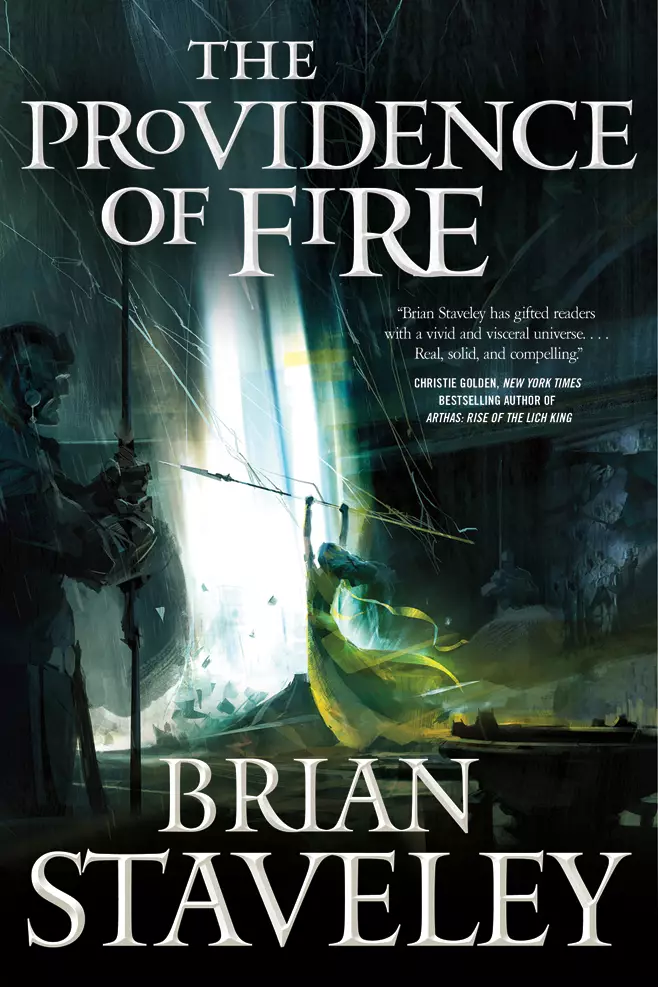 Brian Staveley'nin The Emperor's Blades'inin devamı olan The Providence of Fire'a bakın