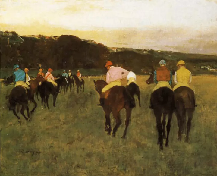 Degas Race Horses