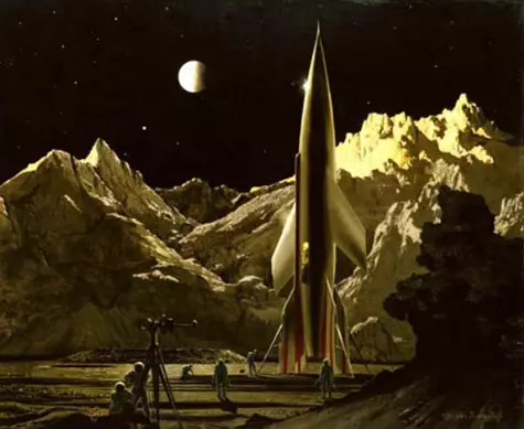 The Planet Artists: Chesley Bonestell, Lucien Rudaux og Ludek Pesek 76068_1