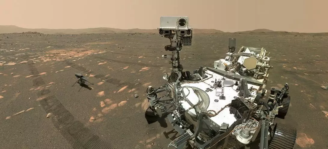 Perseverance Rover hristir það af sér á Mars