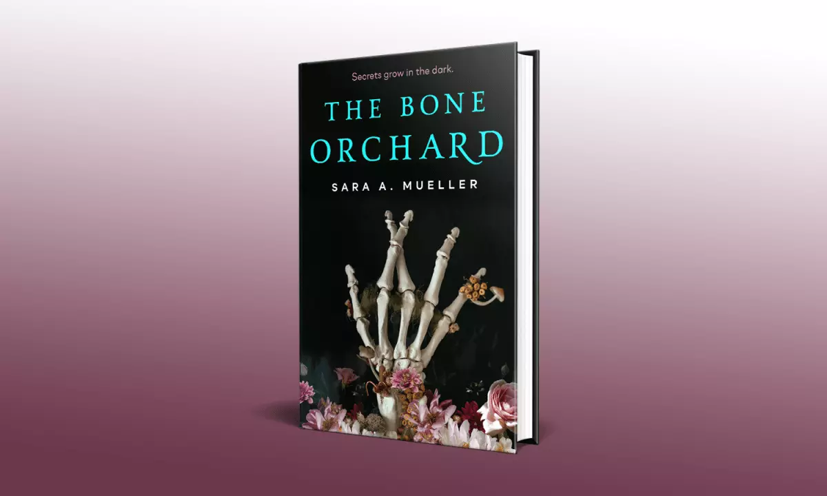 Liest en Auszuch aus dem Sara A. Mueller's The Bone Orchard