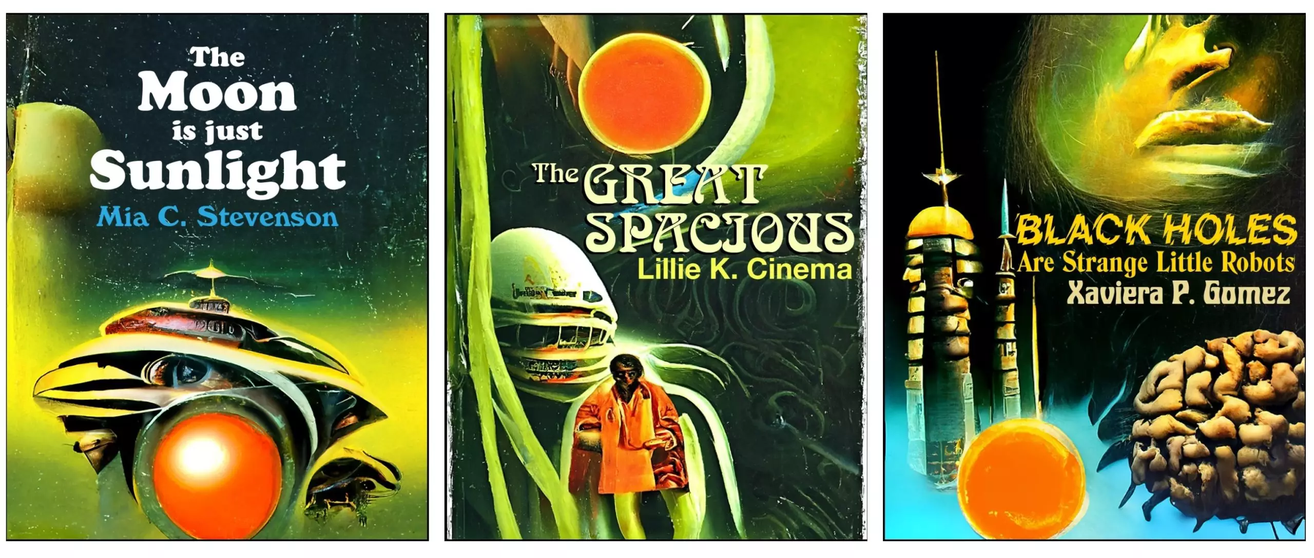 Veja o Vale Uncanny com estas capas de livros de ficção científica dos anos 70 falsas geradas por IA