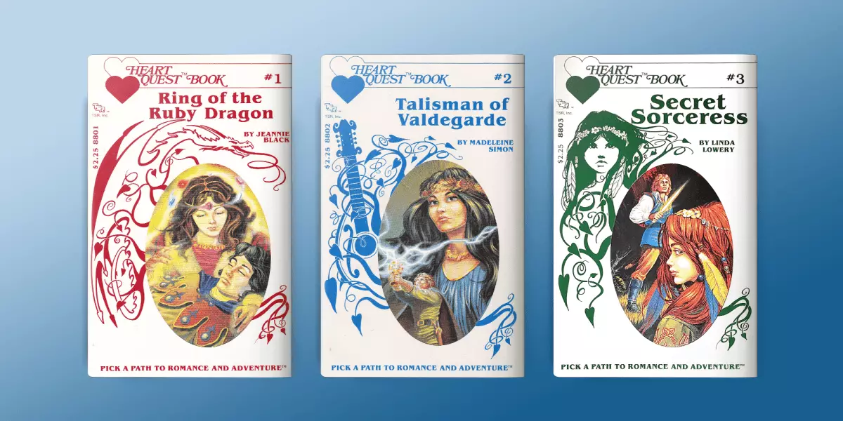 Mifidiana lalana mankany amin'ny tantaram-pitiavana: The Forgotten 1980s D&D Romance Novels