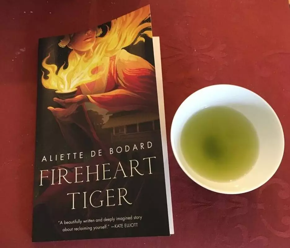 Приготовление утешительной еды из тигра Огненного сердца с автором Алиетт де Бодар