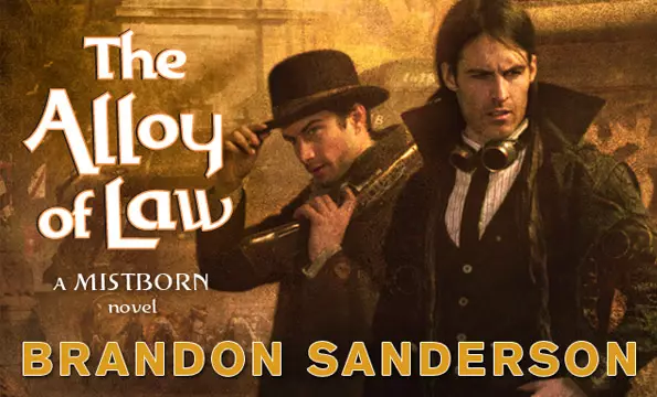 Descarga The Alloy of Law de Brandon Sanderson: antes do 6 de agosto!