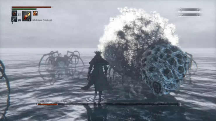 képernyőkép a Bloodborne videojátékból