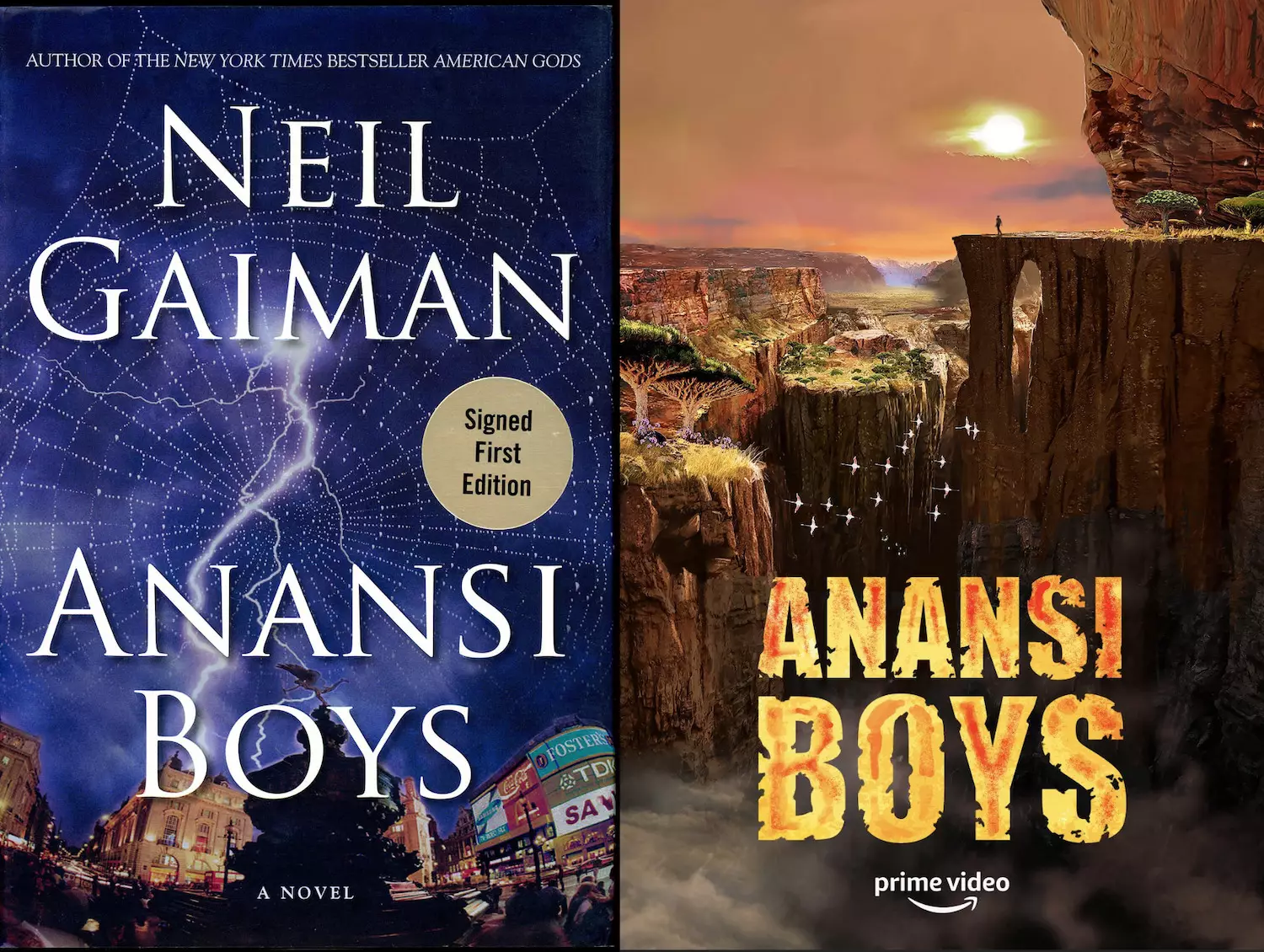 Anansi Boys Neil Gaiman ber bi Amazon Prime ve diçe