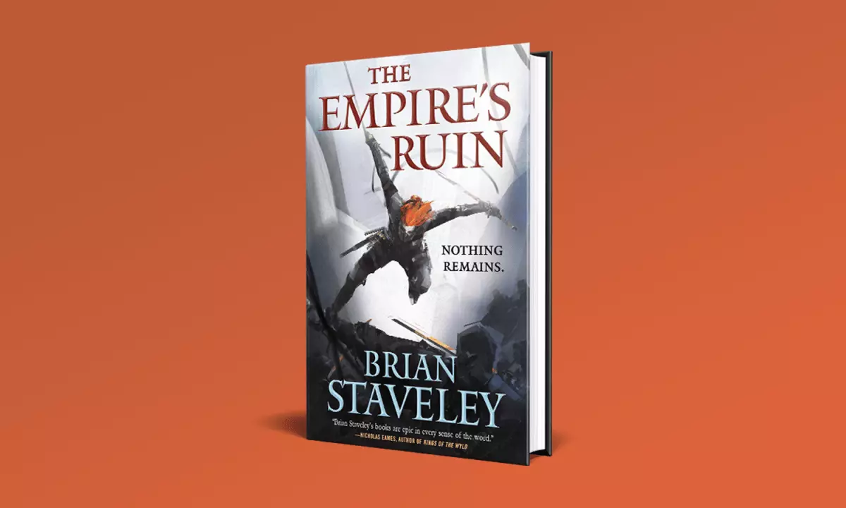 Perskaitykite ištrauką iš Briano Staveley knygos „Imperijos griuvėsiai“.